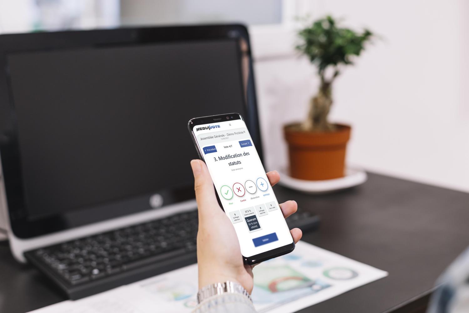 Mediavote la solution de votes pour professionnels: CSE, AG